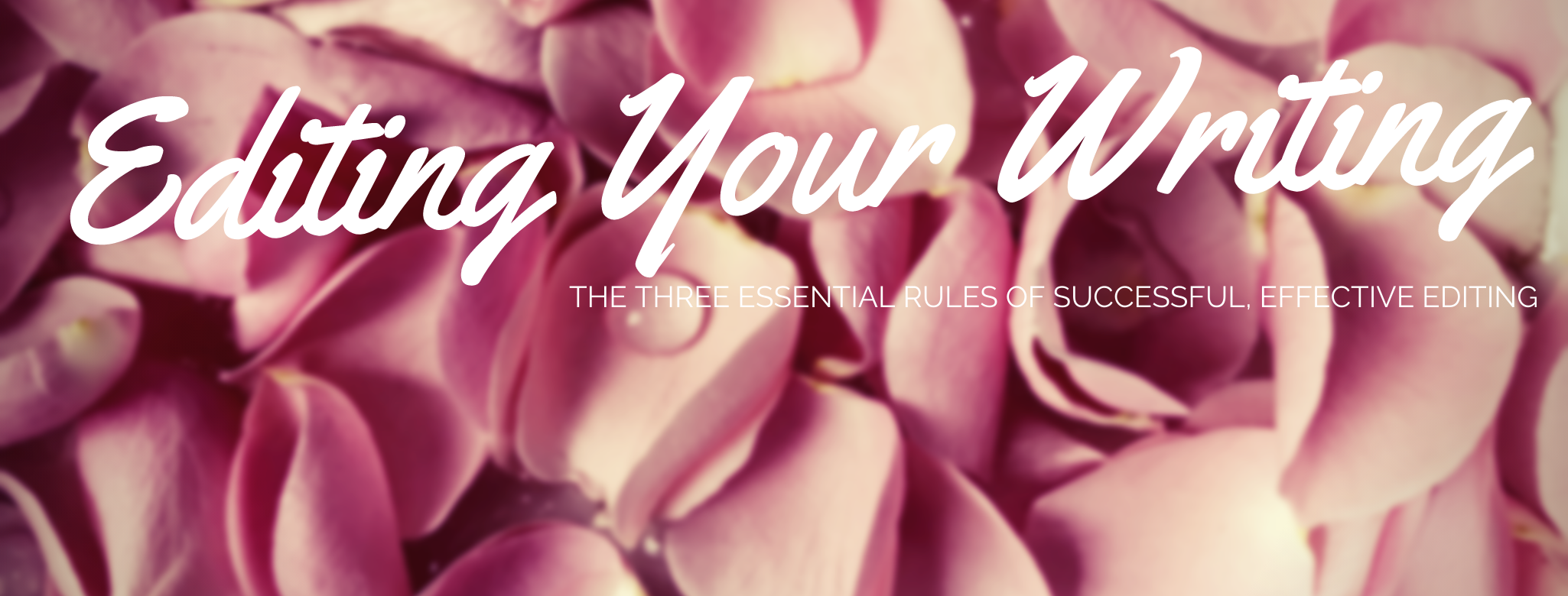 The Three Essential Rules of Successful, Effective Editing! – Betsy the ...